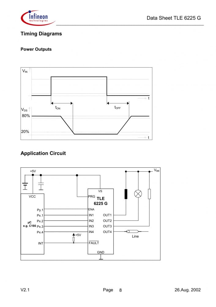 TLE6225G datasheet page 8