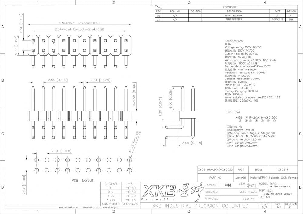X6521WR-2x26H-C60D30 technical drawing preview