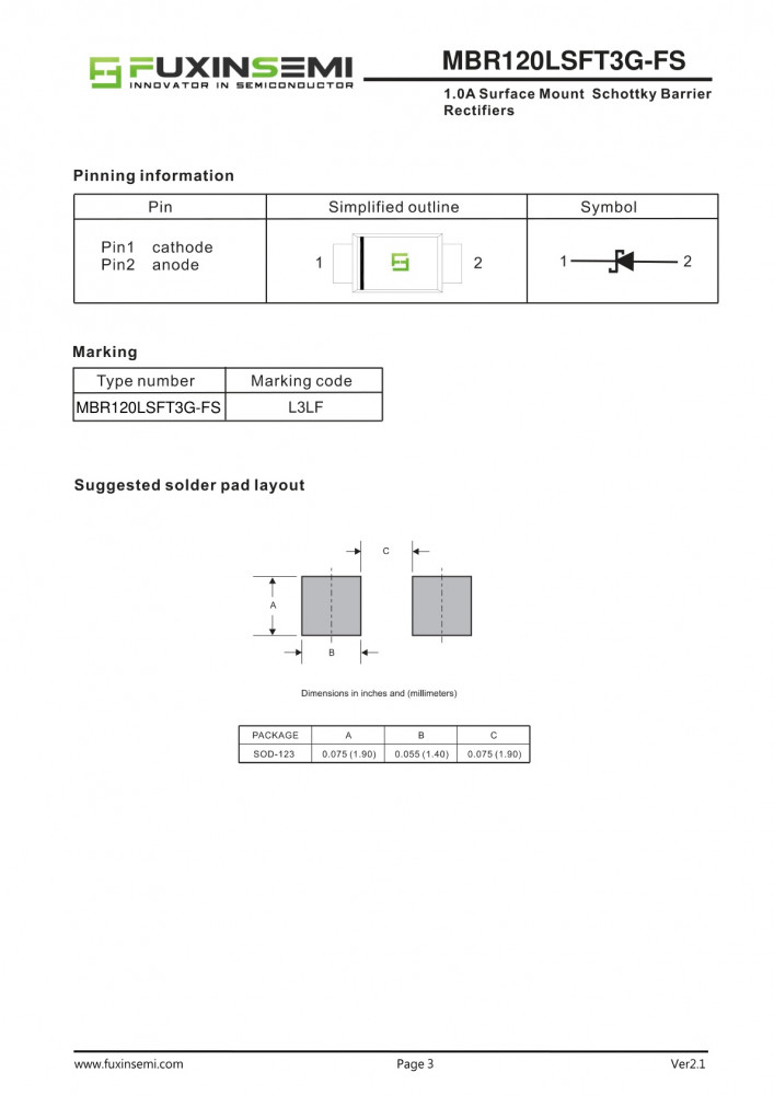 MBR120LSFT3G-FS datasheet page 3