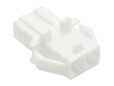 VersaBlade Hybrid Receptacle Housing, with Mounting Ears, 2 Circuits, Blue, Glow-Wire Capable for sale