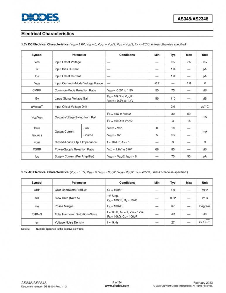 AS2348S-13 datasheet page 4