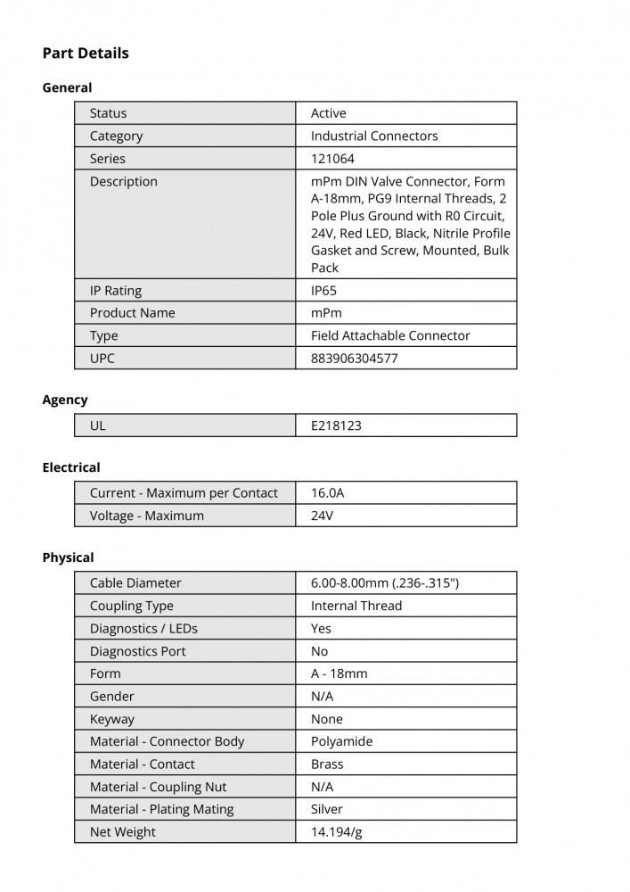 MOLEX 1210640896 product document image 2