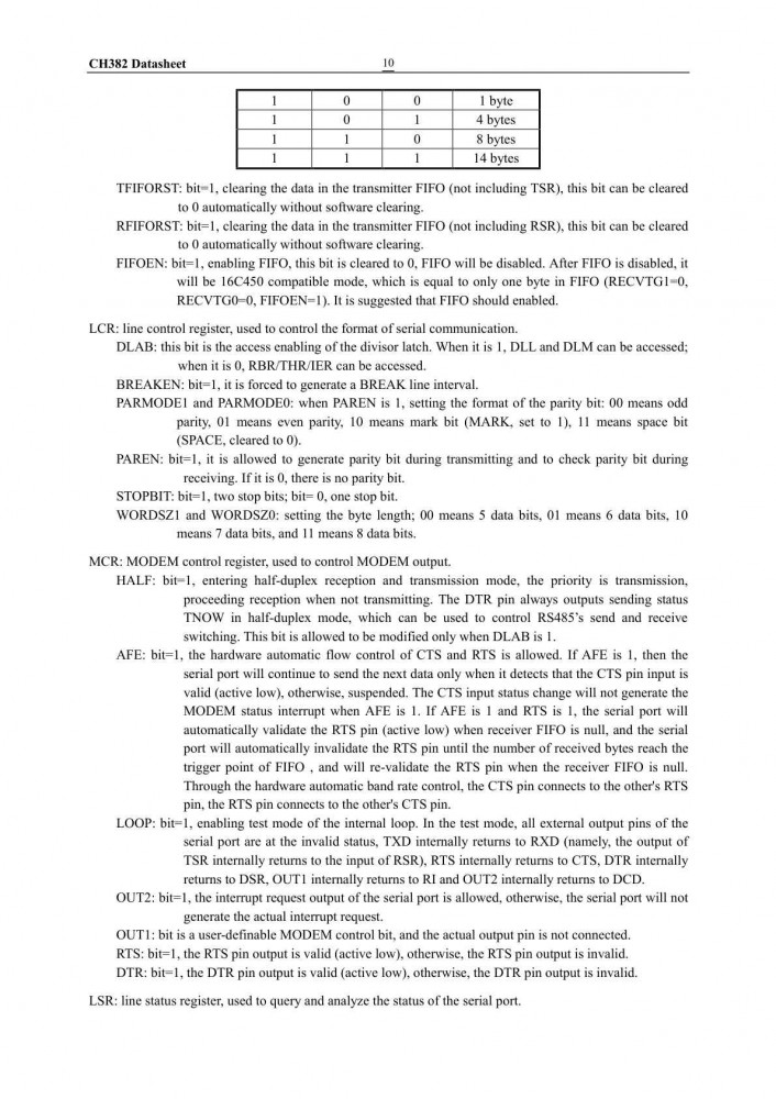 CH382L datasheet page 10