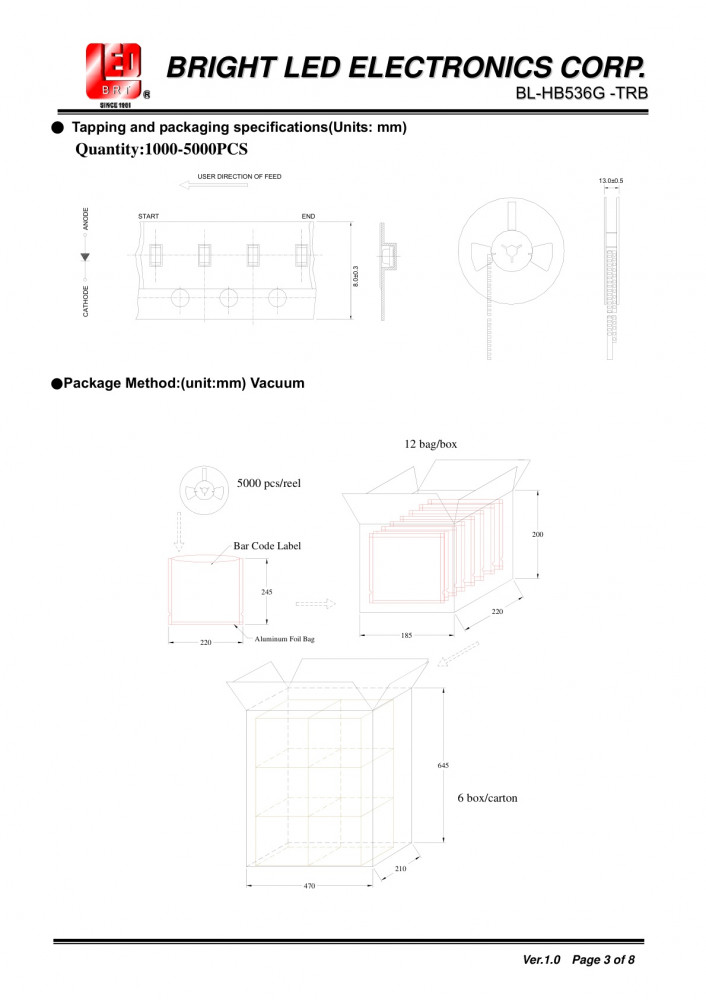 BL-HB536G-TRB technical document page 3