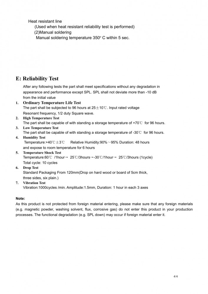 GSC1030RB-3V4000 specification approval document page 4