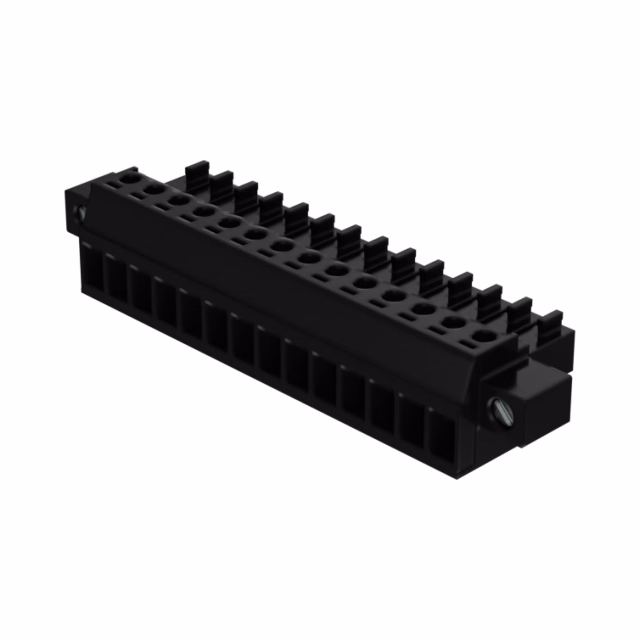 3.50mm Pitch Eurostyle Horizontal Plug, with Retention Screws, 14 Circuits for sale