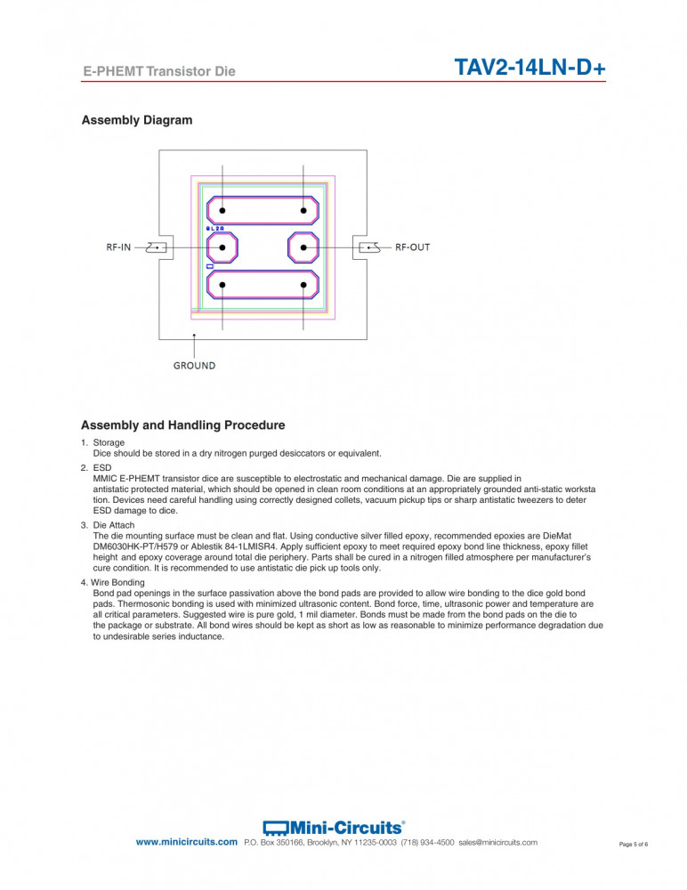 TAV2-14LN-DG+ technical document page 5