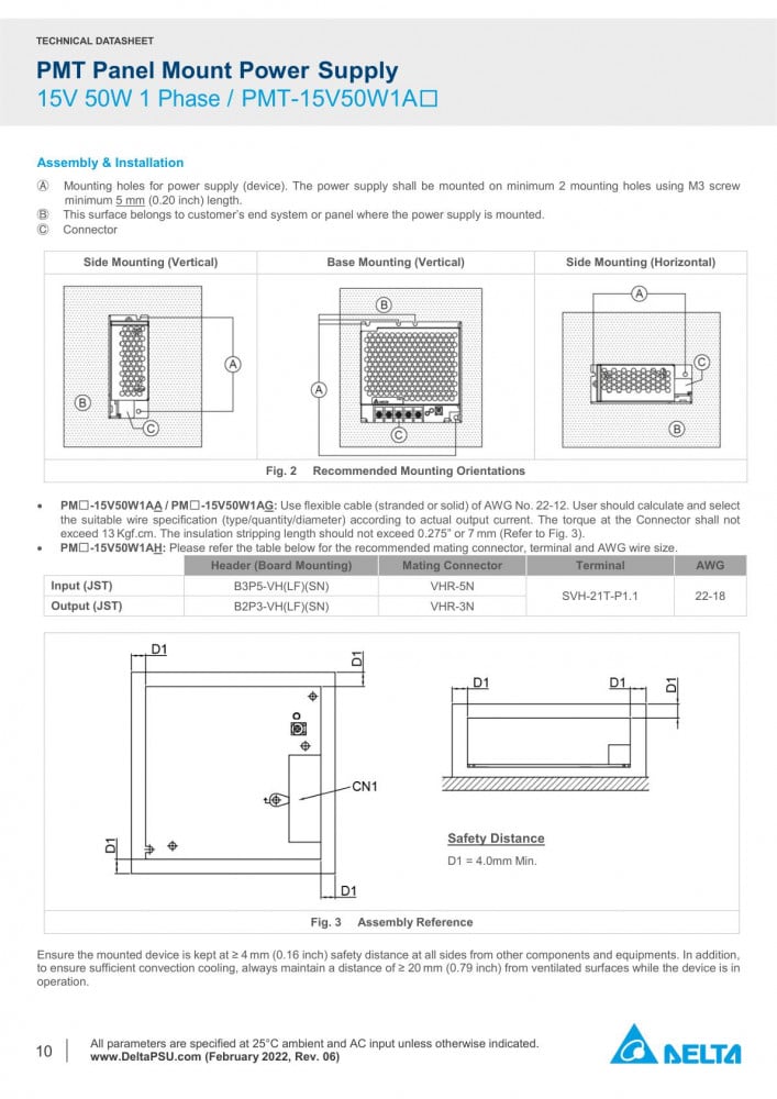 PMT-15V50W1AH datasheet page 10