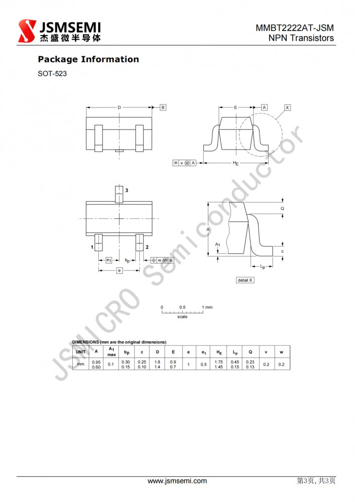MMBT2222AT-JSM datasheet page 3