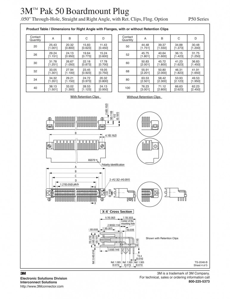 3M P50-034P-R1-EA technical document page 4