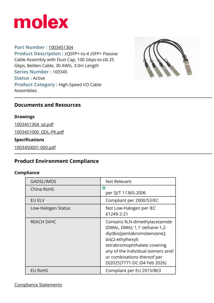 Product document preview, page 1