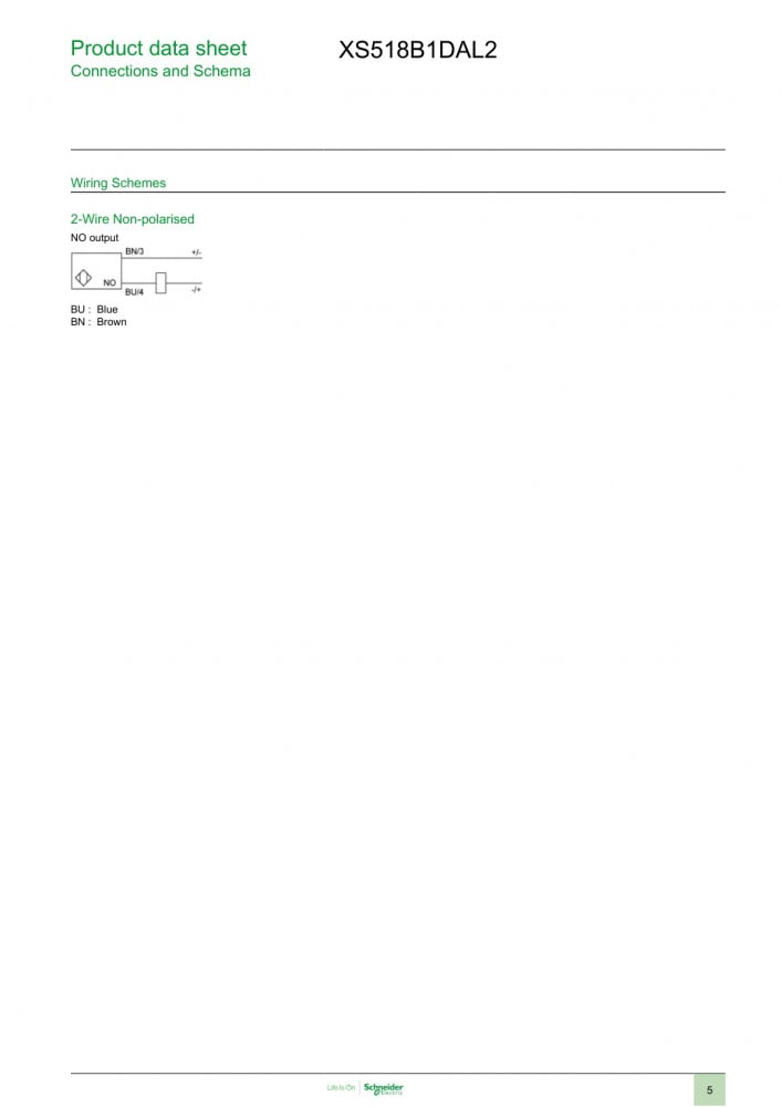XS518B1DAL2 technical document page 5