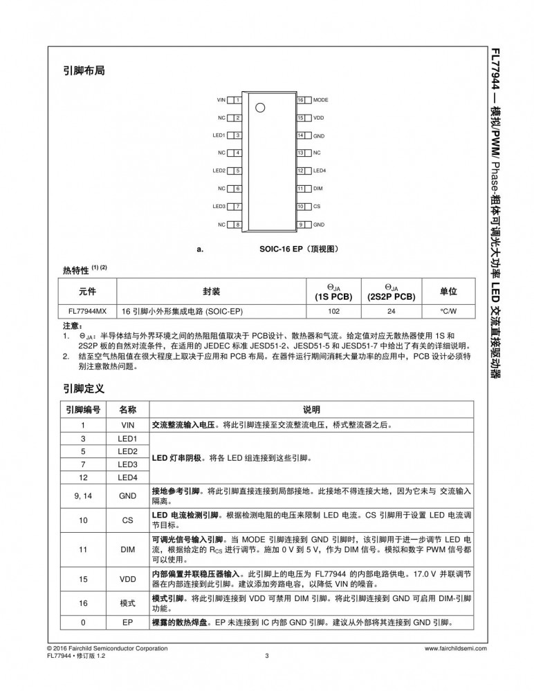 FL77944 datasheet page 4