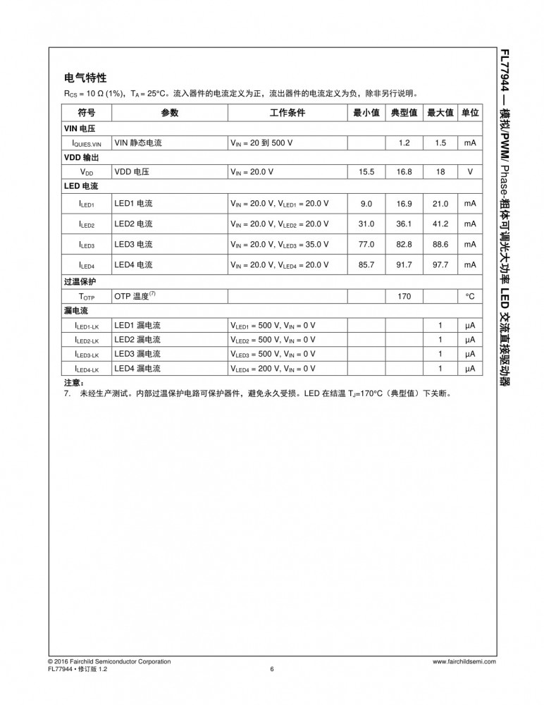 FL77944 datasheet page 7