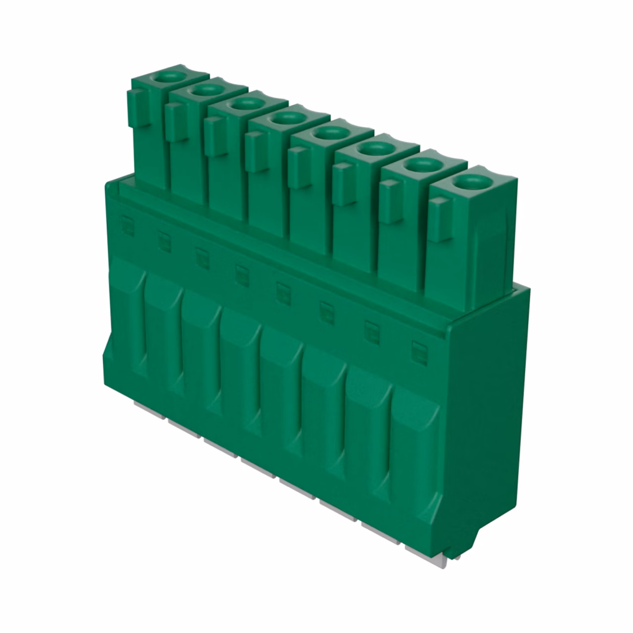 3.81mm Pitch Eurostyle Horizontal Plug, Spring Type, Single Row, 8 Circuits for sale