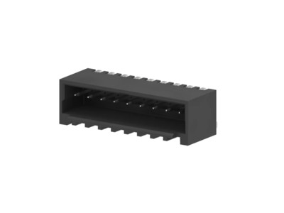 1.50mm Pitch, Pico-SPOX PCB Header, Single Row, Right-Angle, Surface Mount, Tin over Nickel Plating, Friction Lock, 15 Circuits, Tape and Reel, Black