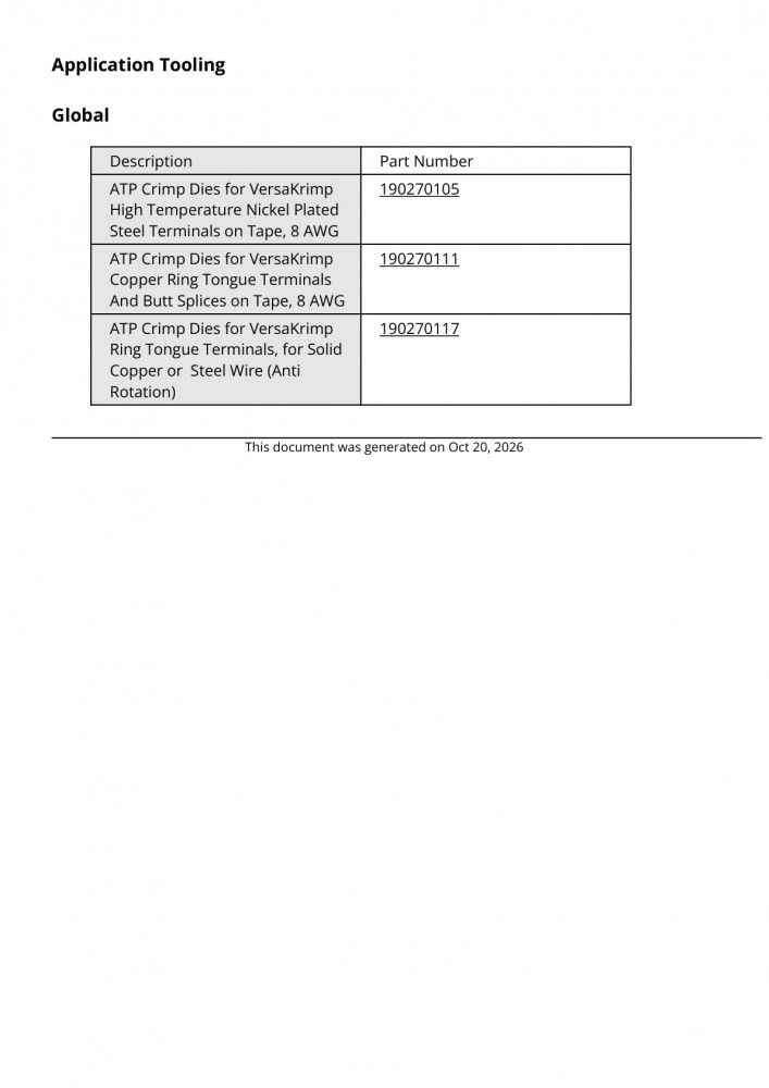 Product document image 3 for MOLEX 191930170