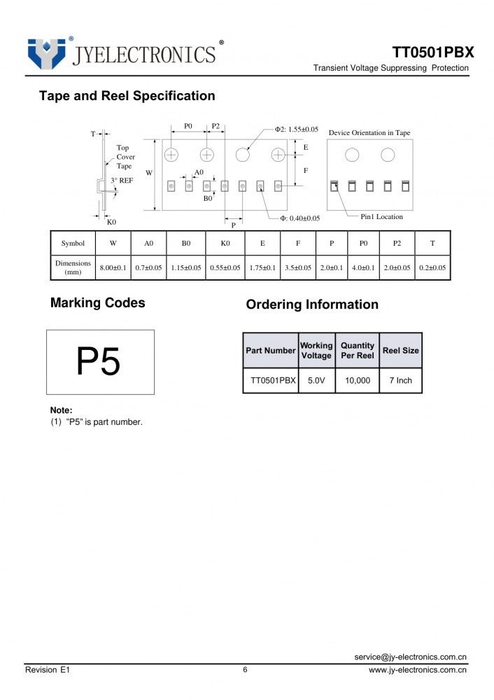 TT0501PBX datasheet page 6