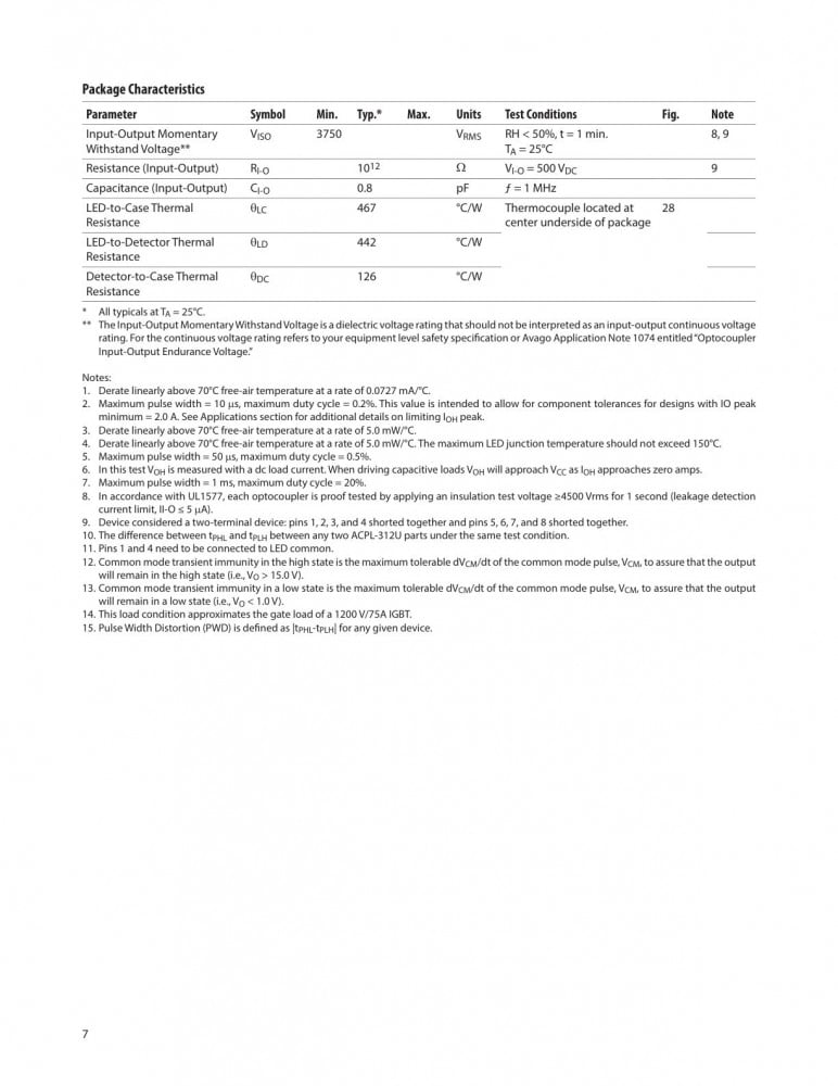 ACPL-312U-500E datasheet page 7