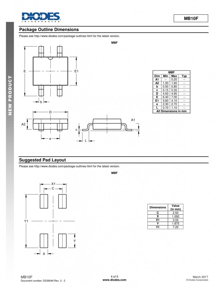 MB10F-13 datasheet page 4