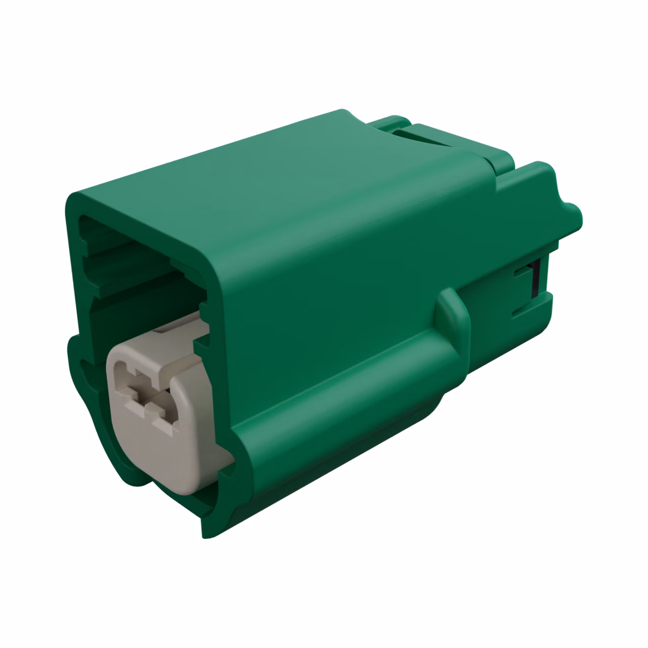2.54mm MX64 Sealed Single Row Crimp Housing, MX64 Terminal, Green 2 Circuits, Key D, without CPA Lock for sale
