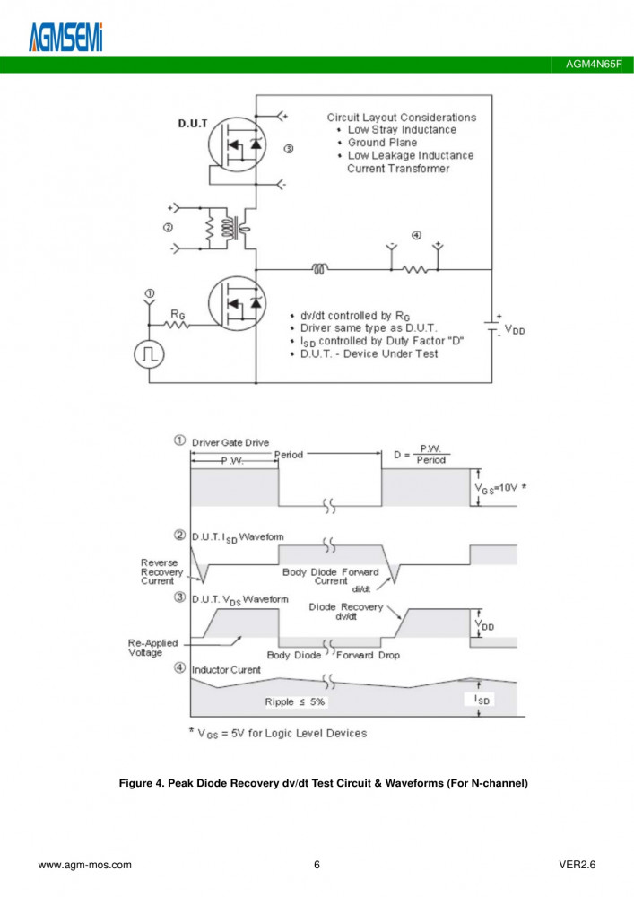 AGM4N65F datasheet page 6
