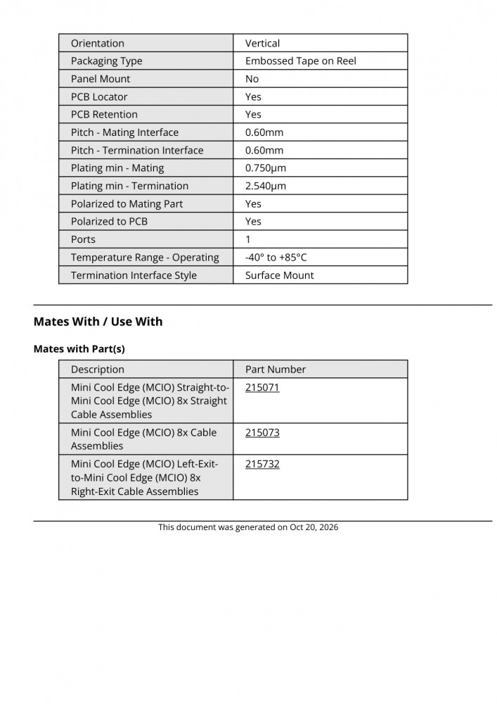 MOLEX 2170822082 technical document page 3