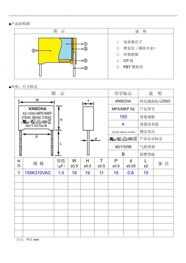 MPX155K31D7KN15800 specification page 2