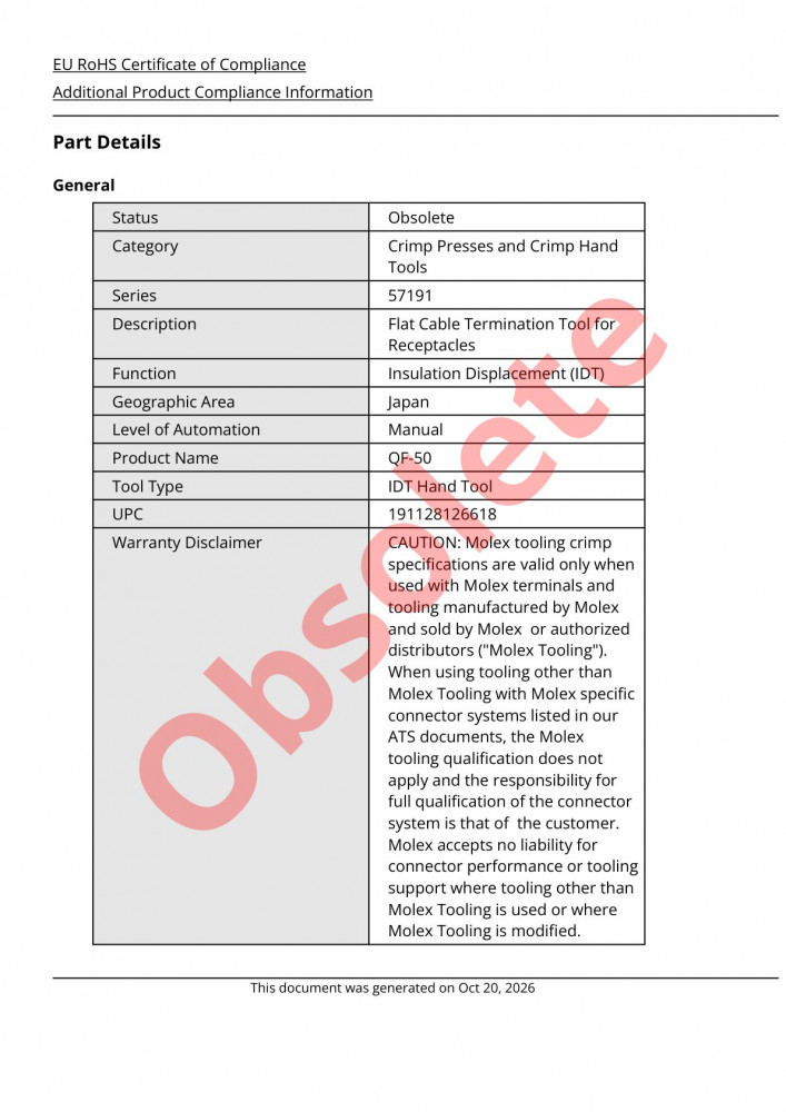 Molex 571915000 technical document image 2