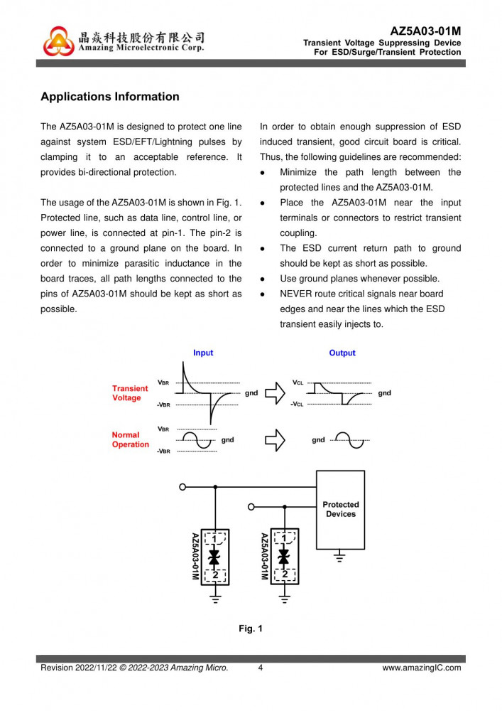 AZ5A03-01M technical document, page 4