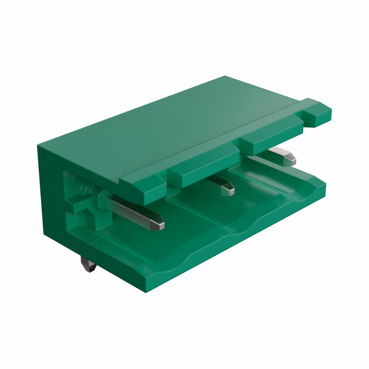7.62mm Pitch Eurostyle Right-Angle PCB Header, Open Ends, 3 Circuits for sale