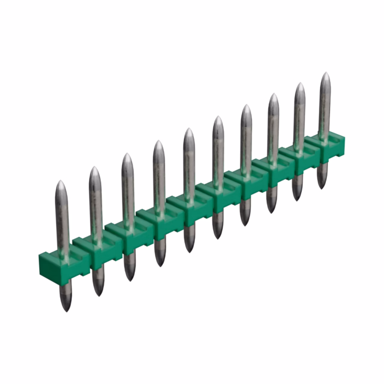 3.50mm Pitch Eurostyle Vertical PCB Pin Header, Breakable, 10 Circuits for sale