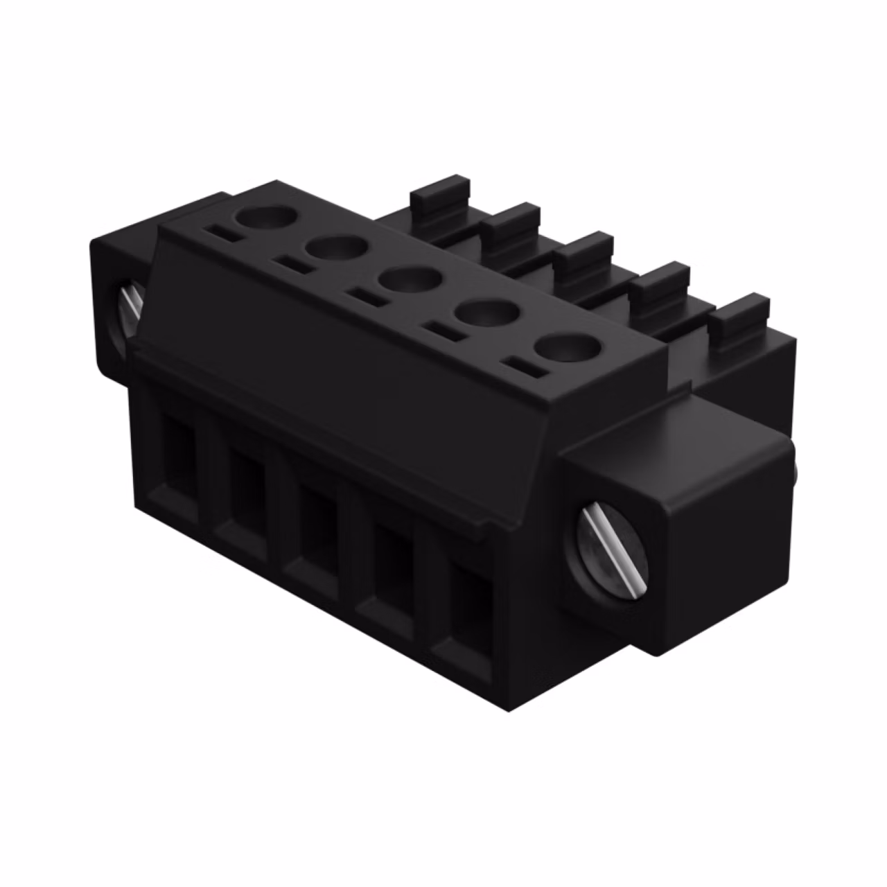3.81mm Pitch Eurostyle Horizontal Plug, with Retention Screws, 5 Circuits for sale