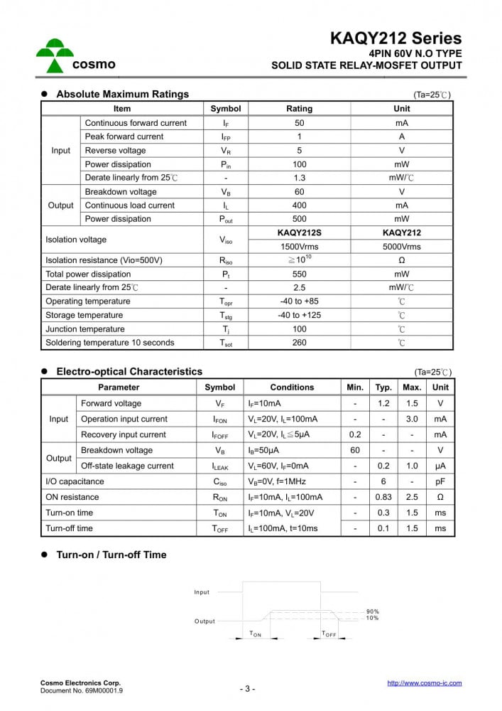 KAQY212STLD technical document page 3