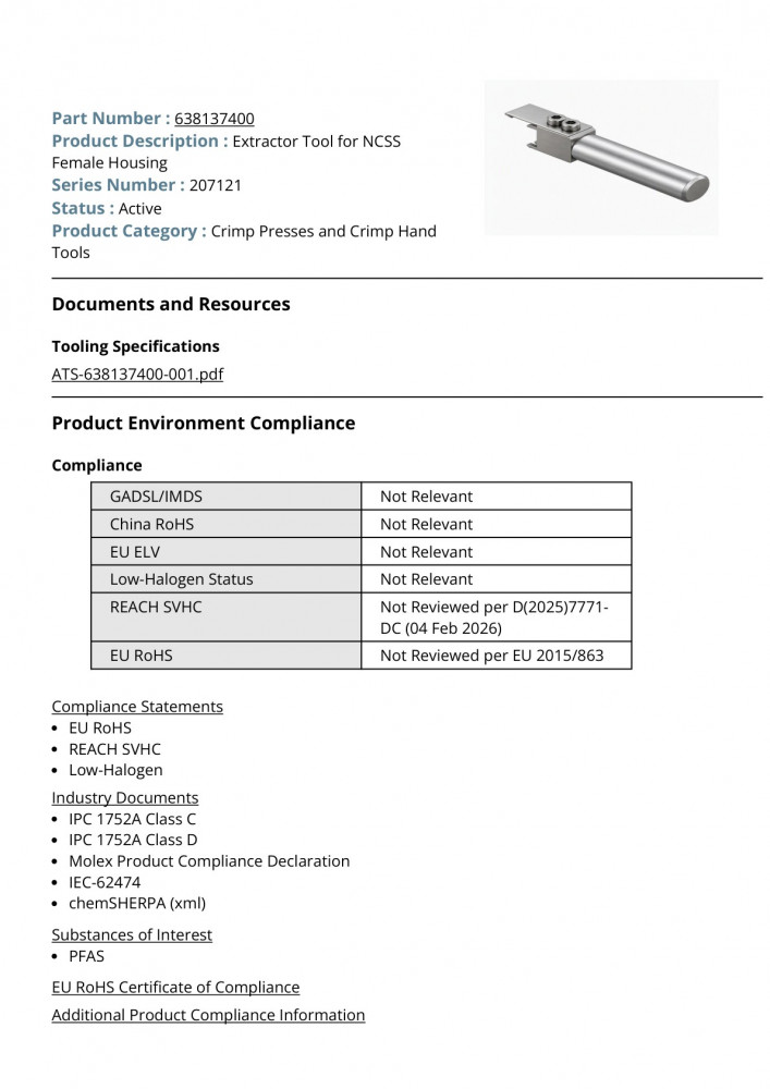 638137400 tooling document page 1