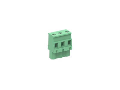 7.62mm Pitch Eurostyle Vertical Plug, Rear Wire Entry, 3 Circuits for sale