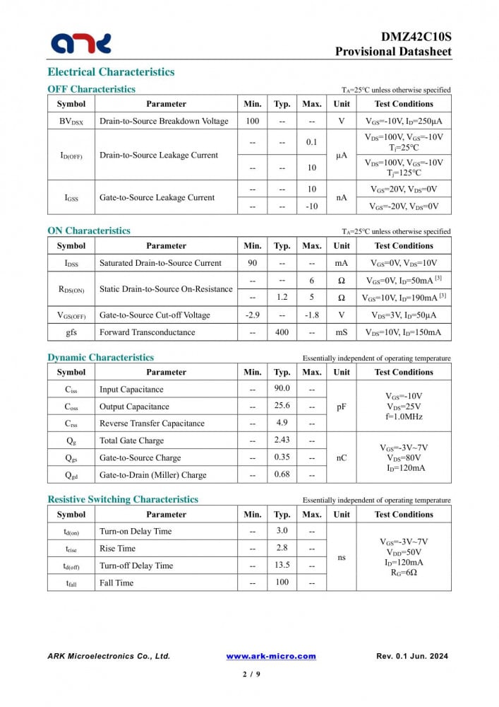 DMZ42C10S datasheet page 2