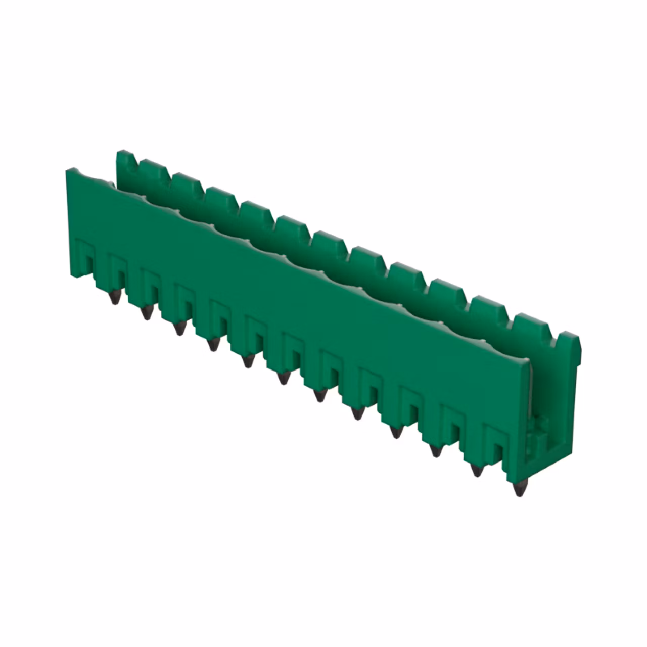 5.08mm Pitch Eurostyle Vertical PCB Header, Open Ends, Green Housing, 12  Circuits for sale