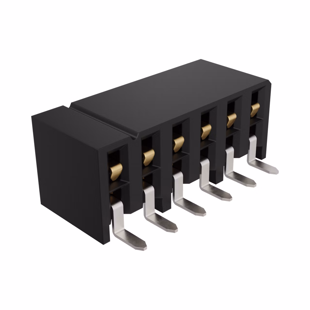 Milli-Grid Receptacle, Surface Mount, Side Entry, 0.38µm Gold (Au) Plating, 12 Circuits, Lead-Free, Tape and Reel