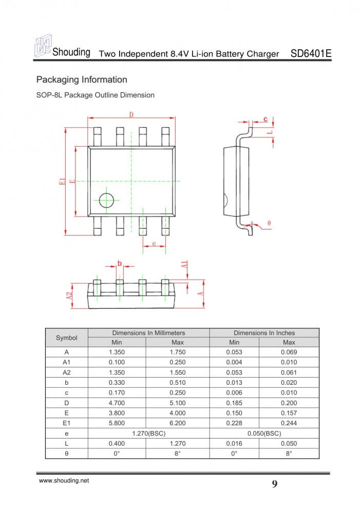 SD6401E datasheet page 9