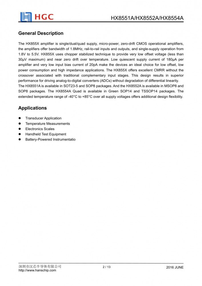HX8552AIDRG datasheet page 2
