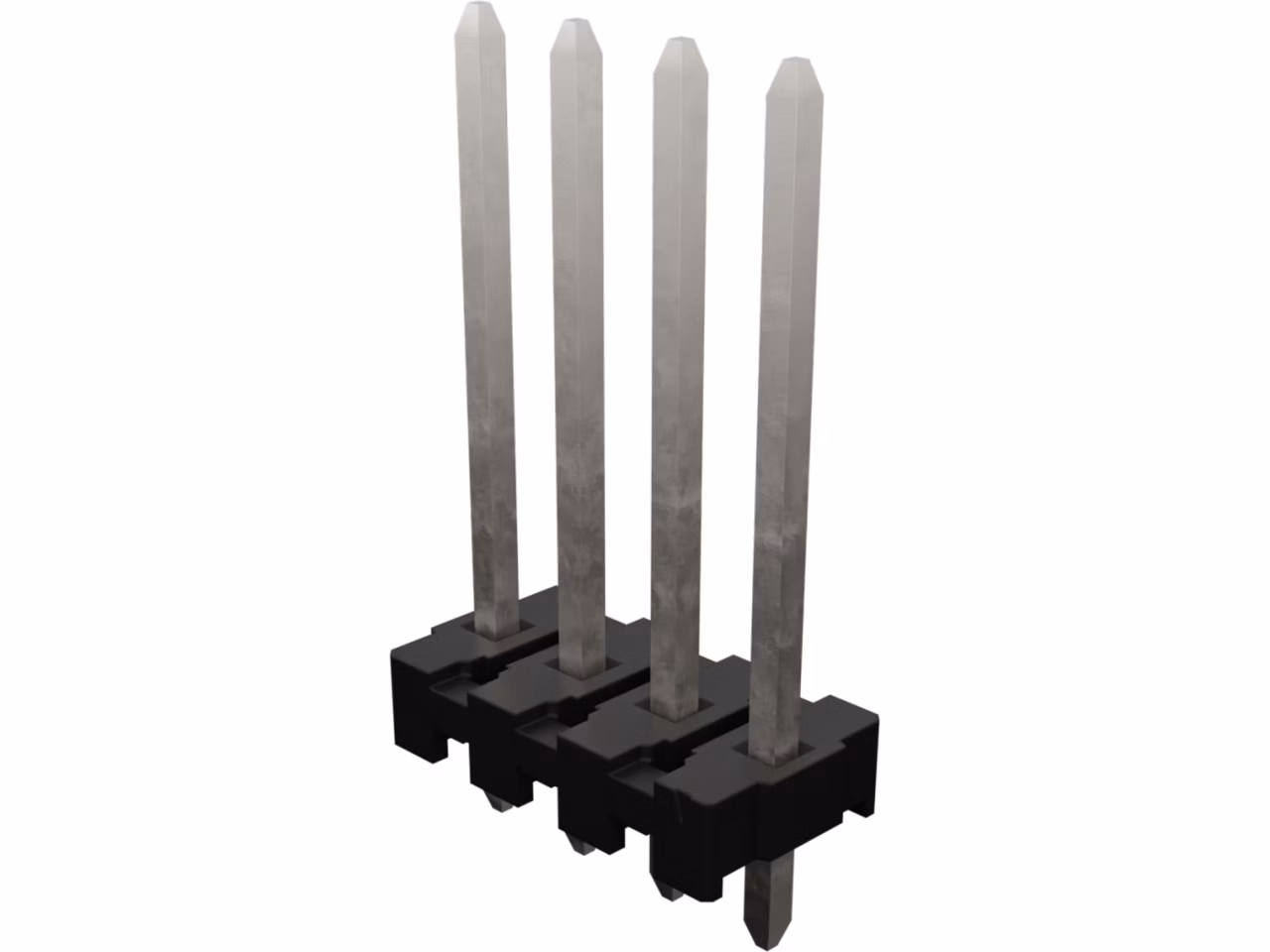 KK 396 Breakaway Header, Vertical, 4 Circuits, Matte Tin (Sn) Plating, Pin Length 26.21mm (1.032