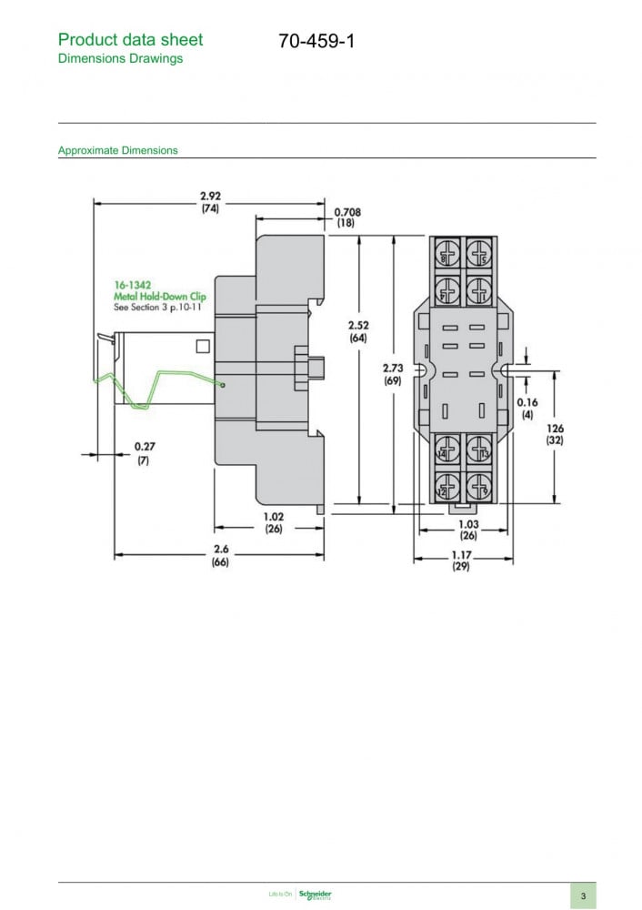 Schneider 704591 technical document page 3