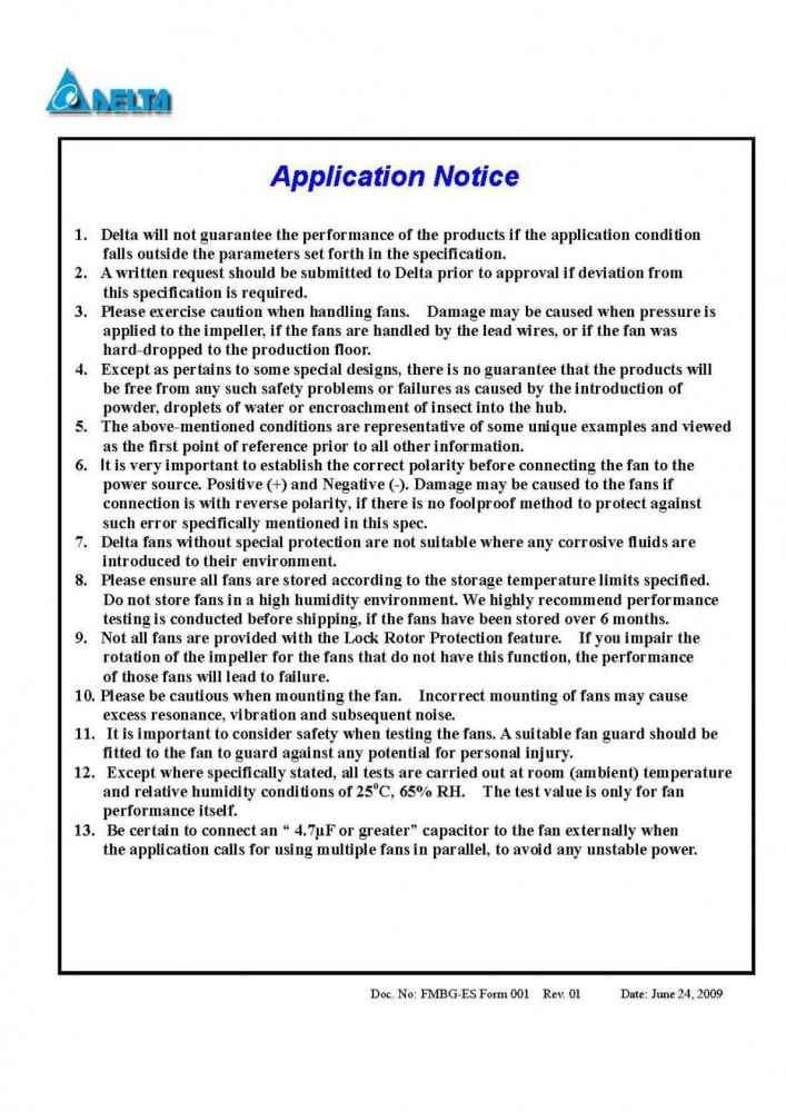 DELTA EFB0824EH specification page 8