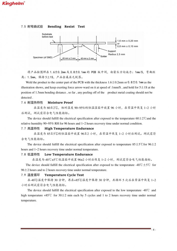 KH-LD1608-D78 datasheet page 8