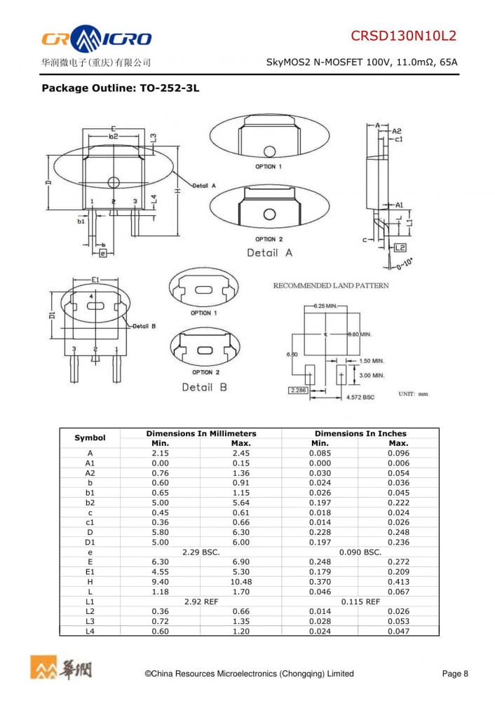 CRSD130N10L2 datasheet page 8