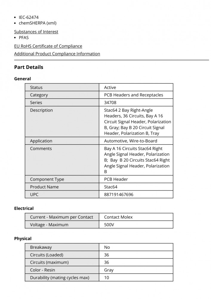 MOLEX 347082006 technical document image, page 2