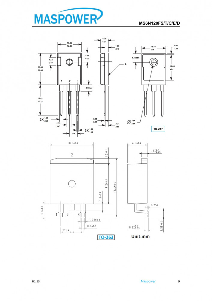 MS6N120FC datasheet page 9