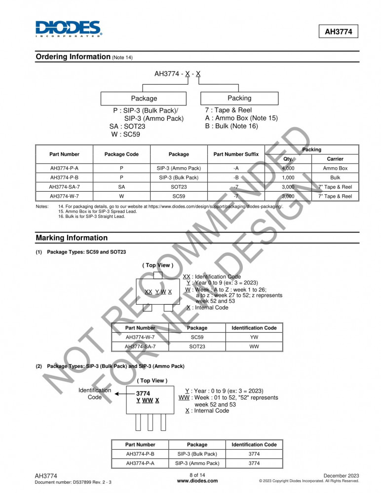 AH3774 datasheet page 8