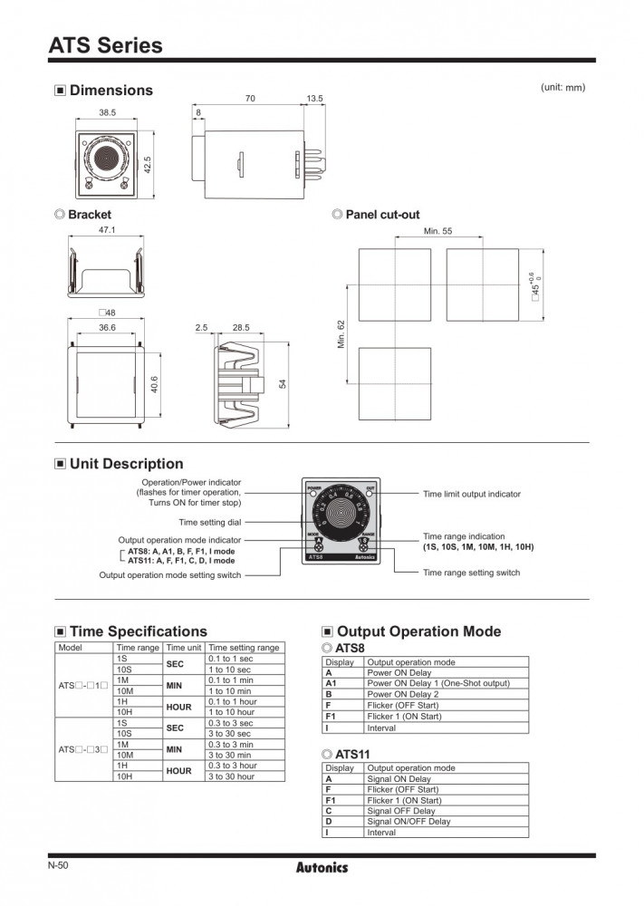 ATS Series technical document, page 3
